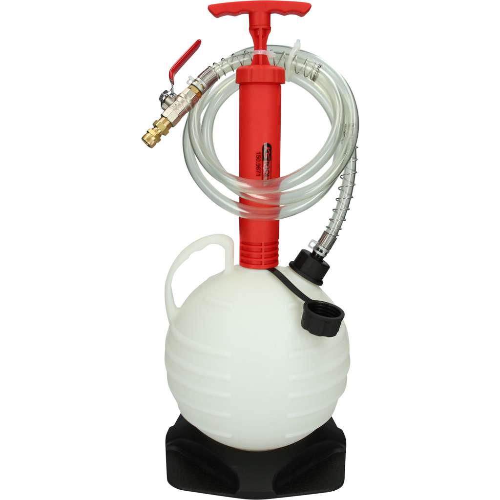 Transmission oil filling device with hand pump without an adapter ...