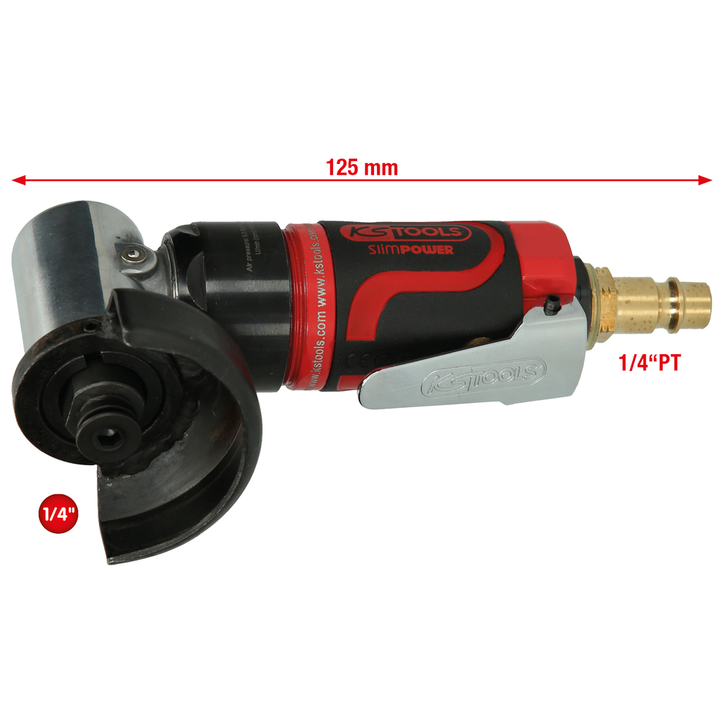 Mini-meuleuse pneumatique droite SlimPOWER, version courte | Pour le ...