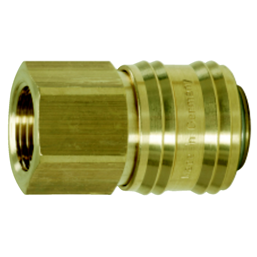 Messing-snelkoppeling met inwendige-draad | Perslucht-adapter en ...