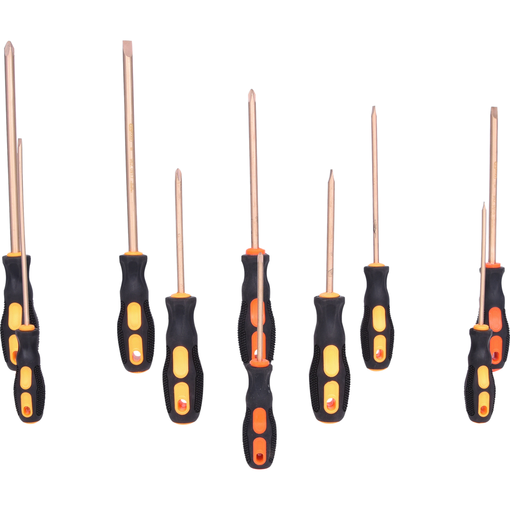 BERYLLIUMplus Screwdriver set 10 pcs | Non Sparking Screwdrivers | Non ...