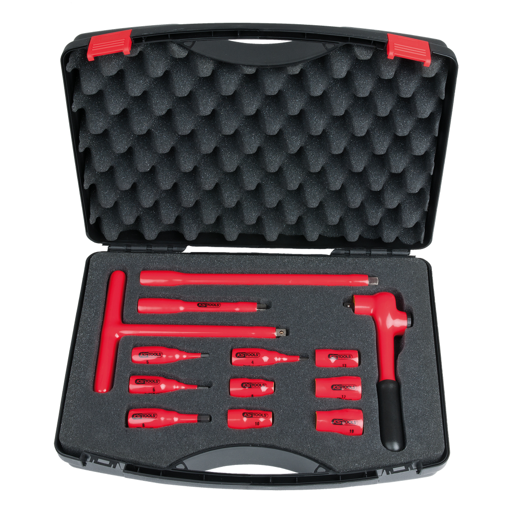 3/8" Insulated socket wrench set, 13 pcs | 3/8“ Program | Hybrid / high ...