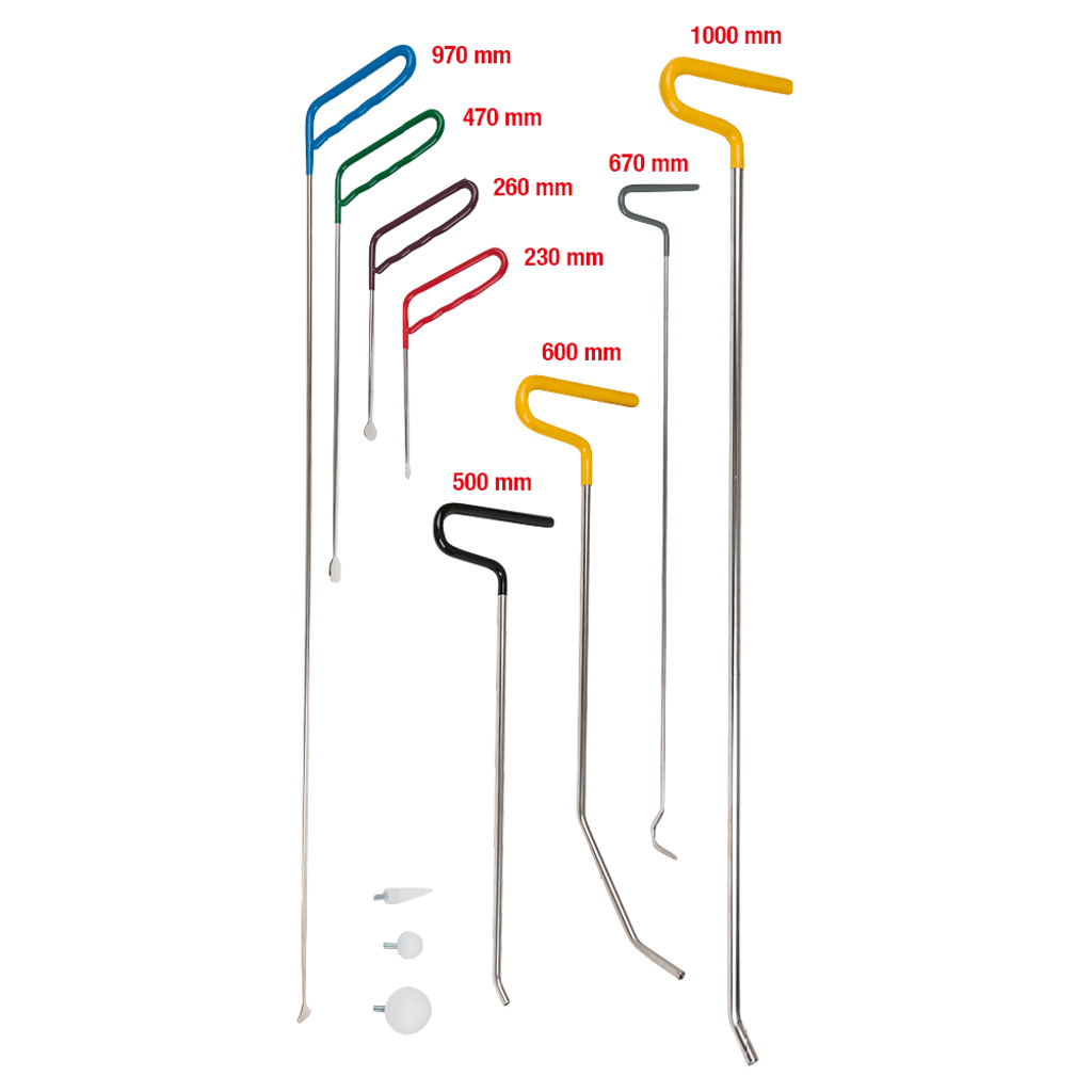Heel dolly set, 11 pcs | Hammering tools | Bodywork and interior ...