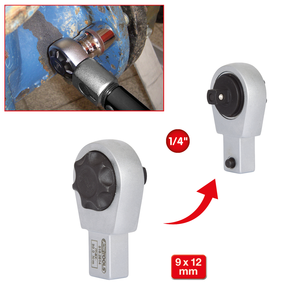 Push fit fine toothed reversible ratchet head | Push Fit Tools | Torque ...