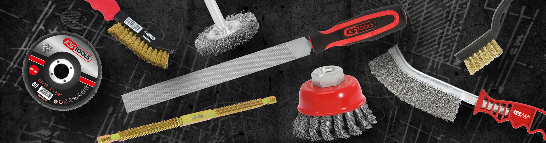 Brushes and Files | Hand tools catalogue | Products | KS Tools ...